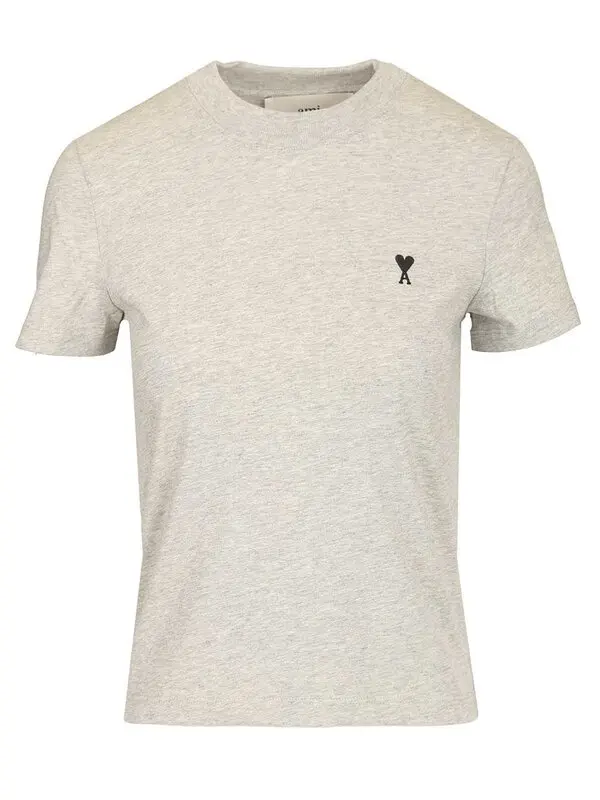 AMI Paris De Coeur Crewneck T-shirt - White