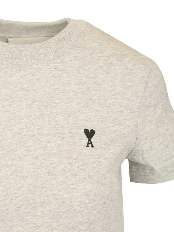 AMI Paris De Coeur Crewneck T-shirt - White