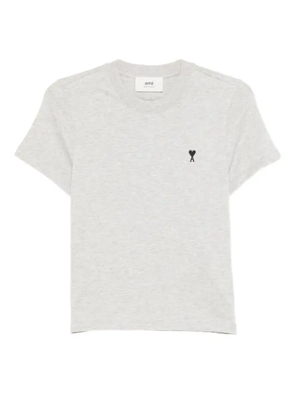 AMI Paris De Coeur Crewneck T-shirt - White