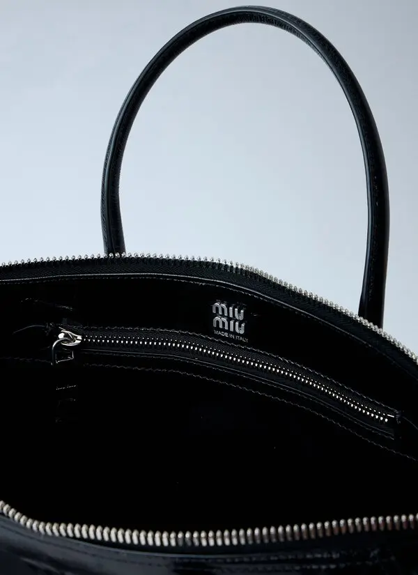 Miu Miu Leather Top Handle Bag