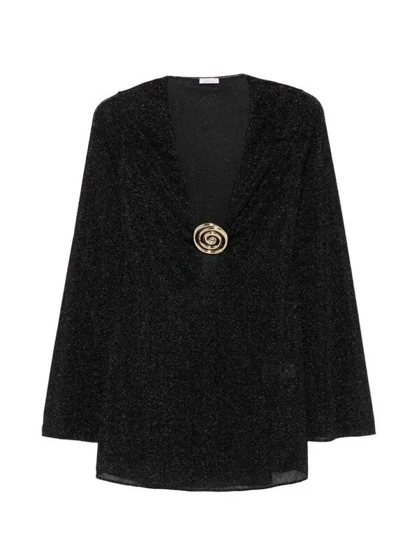 Oseree Lumière Spira Kaftan - Black