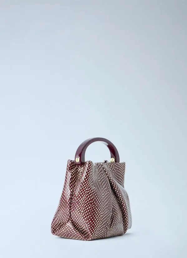 Dries Van Noten Patterned Top Handle Bag - Multicolor