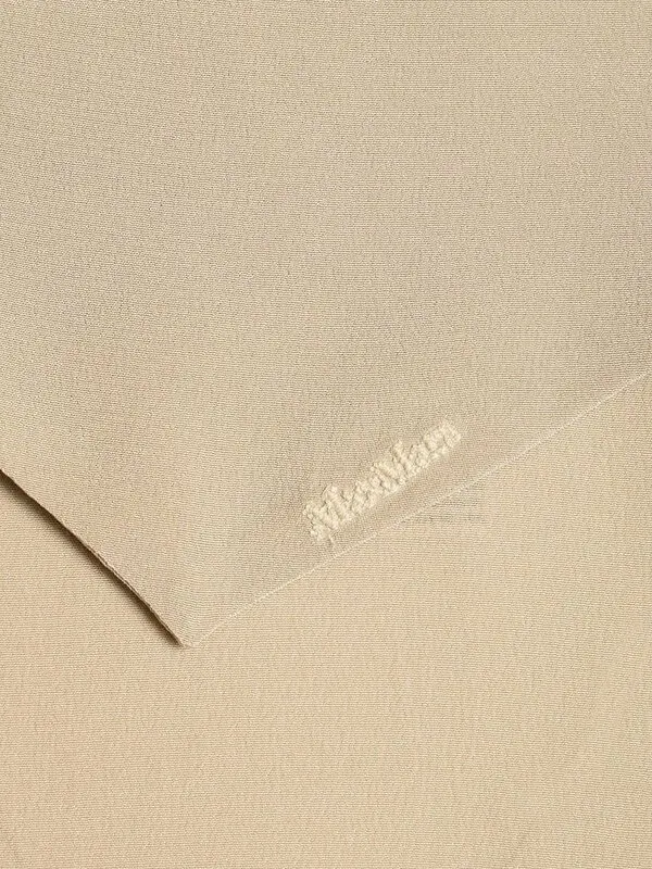 Max Mara Silk Scarf Shirt - Cream