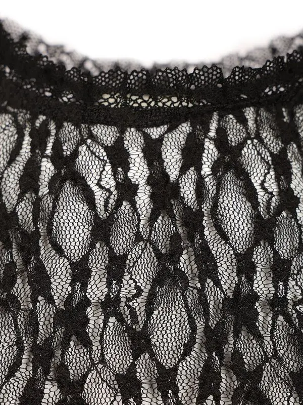 Isabel Marant Étoile Brany-gb Lace High Neck Top - Black