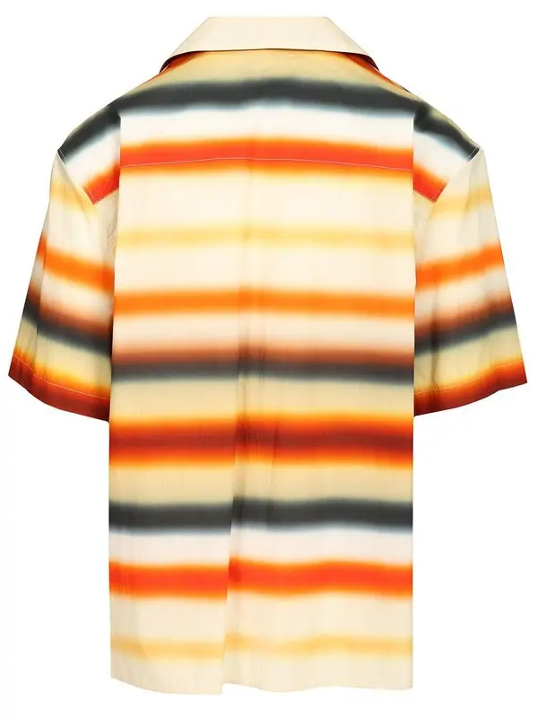 Loewe Short-sleeved Cotton Shirt - Multicolor
