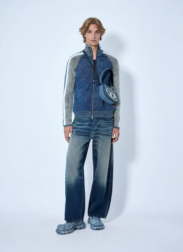 DIESEL® D-enim-m 1997 Wide-leg Jeans - Blue