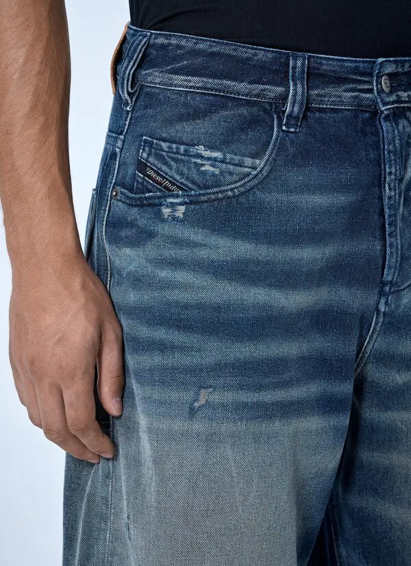DIESEL® D-enim-m 1997 Wide-leg Jeans - Blue