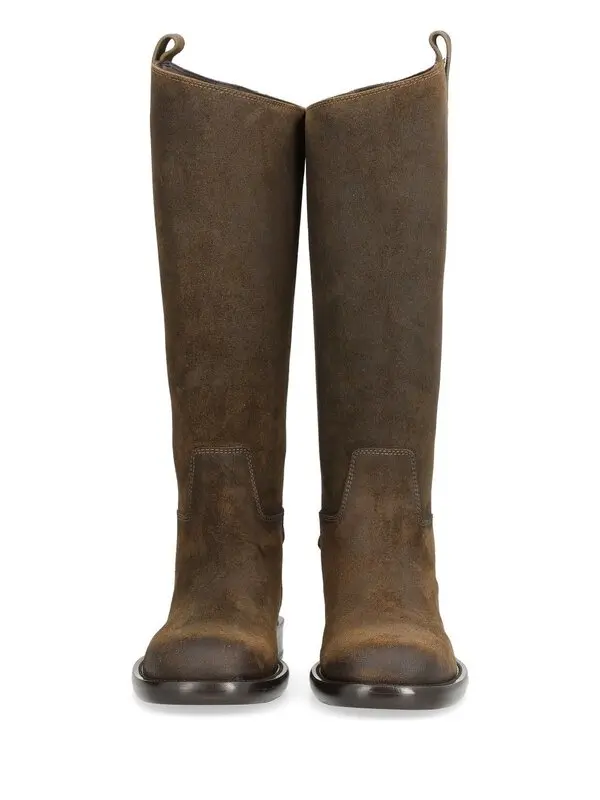 Burberry Cavalier Suede Boots