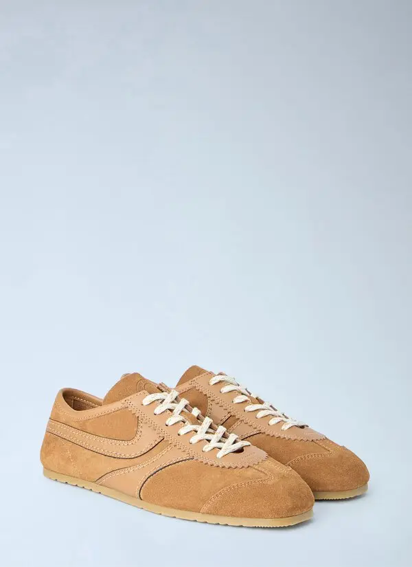 Dries Van Noten Suede Panel Sneakers