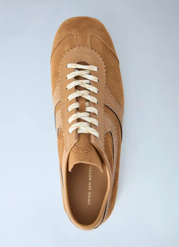 Dries Van Noten Suede Panel Sneakers