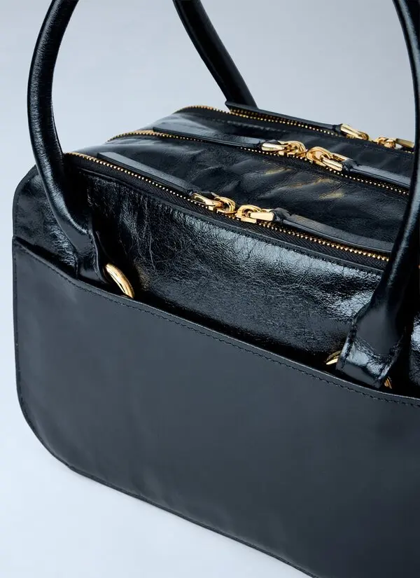 Marni Bauletto Small Leather Handbag