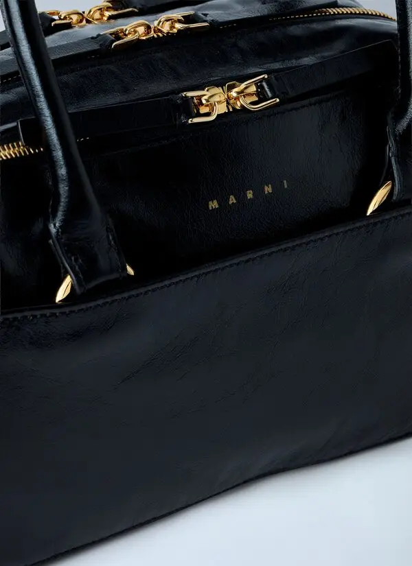 Marni Bauletto Small Leather Handbag