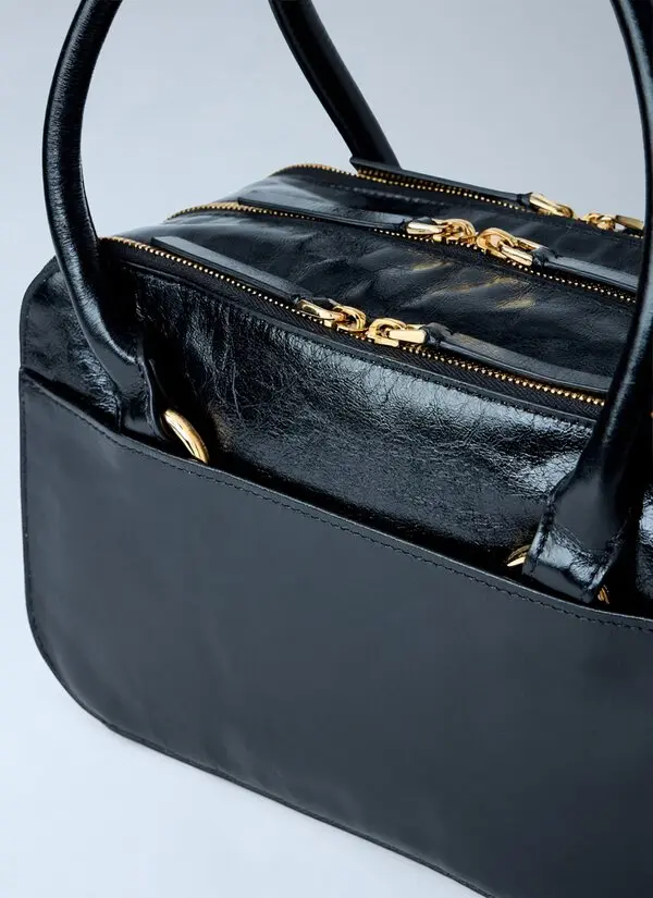 Marni Bauletto Small Leather Handbag