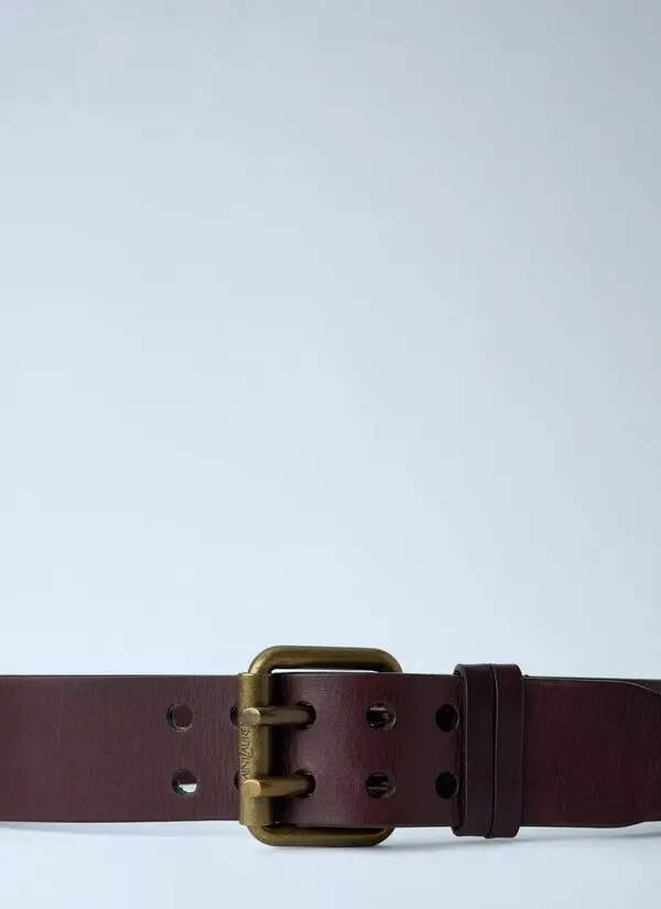 Saint Laurent Motorcycle Leather Belt