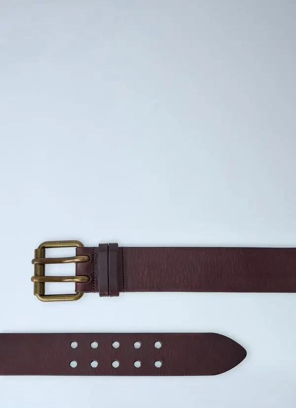 Saint Laurent Motorcycle Leather Belt
