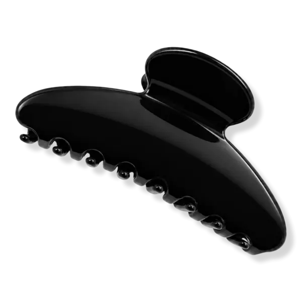 PINK PEWTER Classic Curved Acetate Claw Hair Clip - Black Onyx