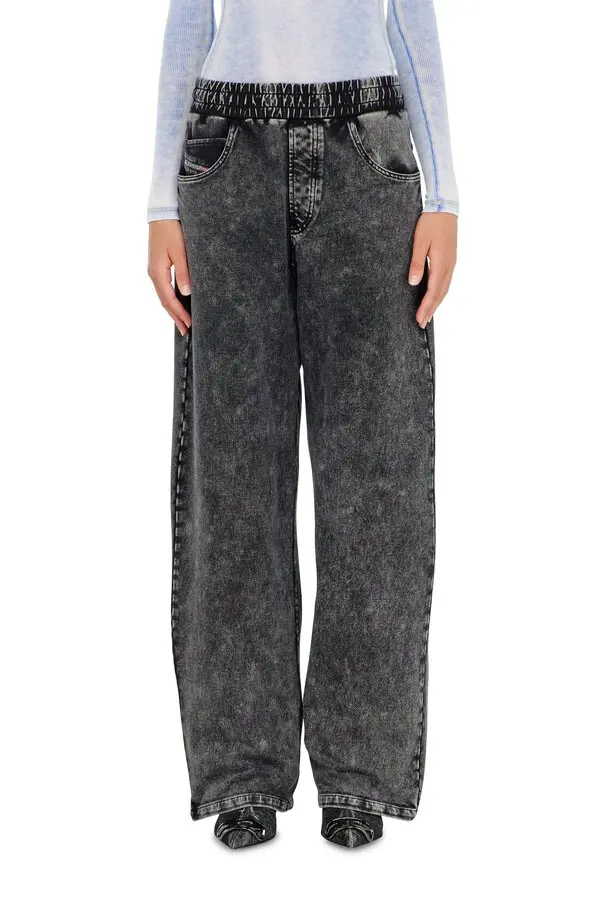 DIESEL® Sweatpants With Denim Effect