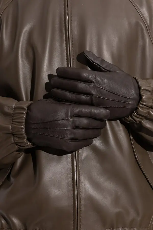 Giorgio Armani Leather Gloves