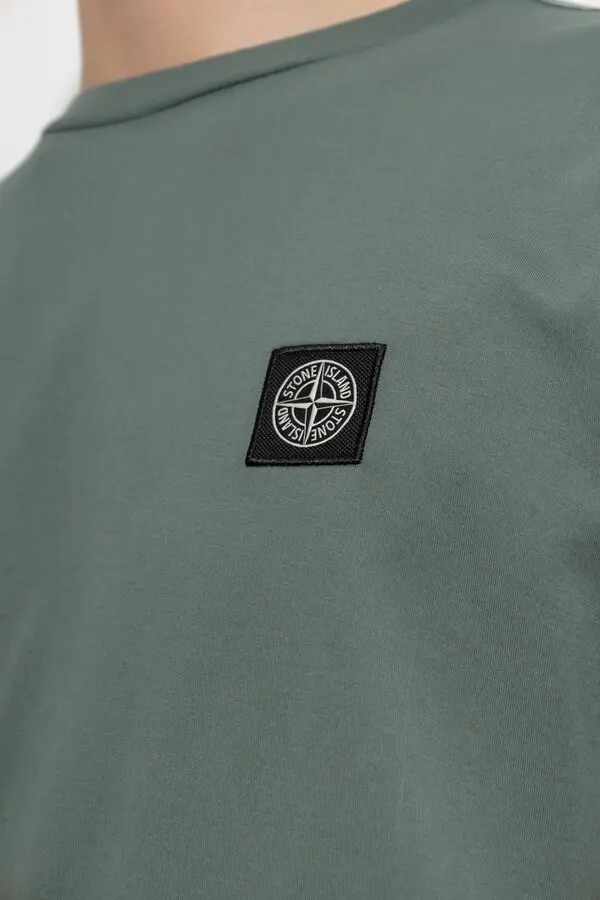Stone Island T-shirt With Logo Patch