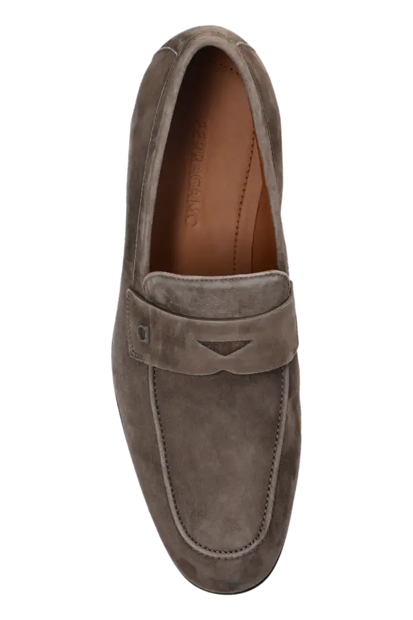 FERRAGAMO Tiberio" Suede Loafers
