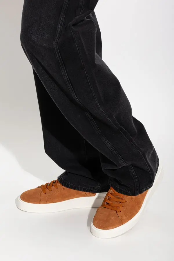 Balmain B-court Suede Low-top Sneakers