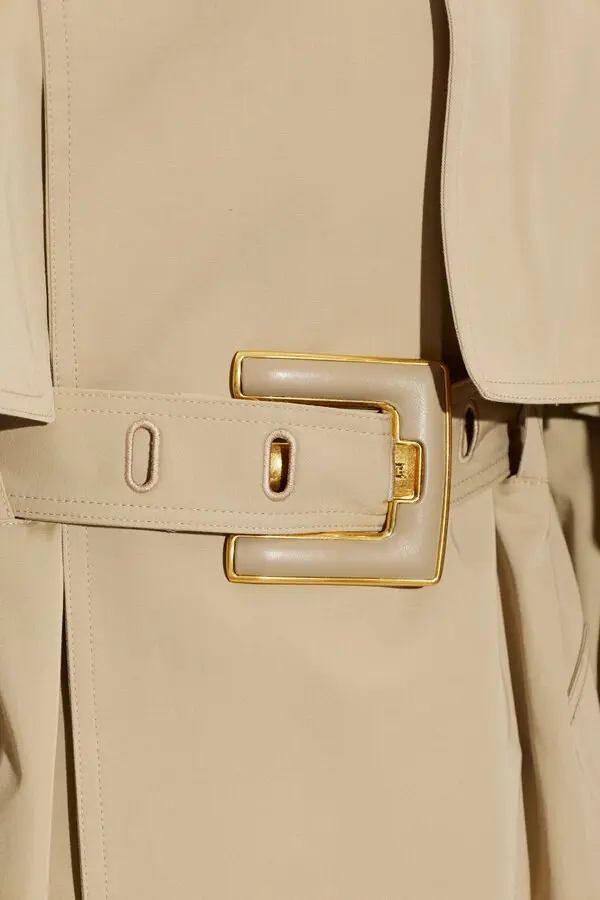 Balmain Trench Coat With Belt