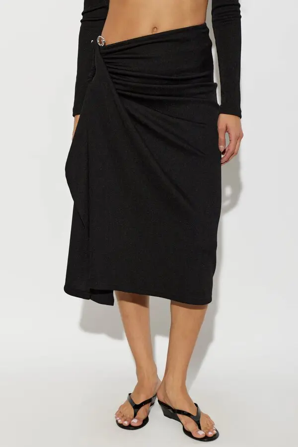 Christopher Esber Droplet Crystal Clasp Cascade Skirt
