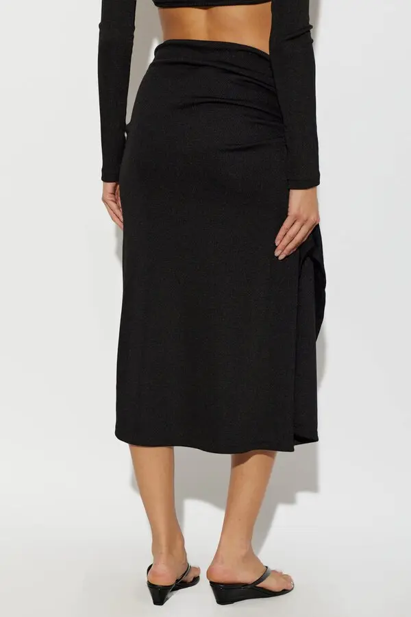 Christopher Esber Droplet Crystal Clasp Cascade Skirt