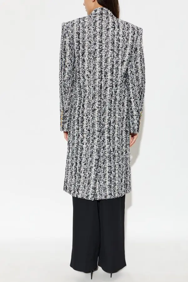 Balmain Double-breasted Coat With Pockets