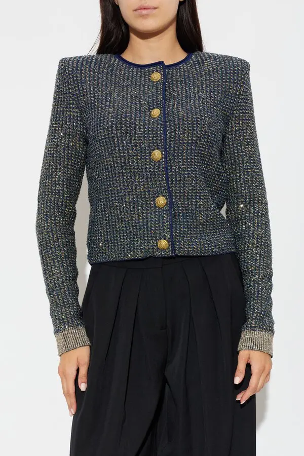 Balmain Sequin Cardigan