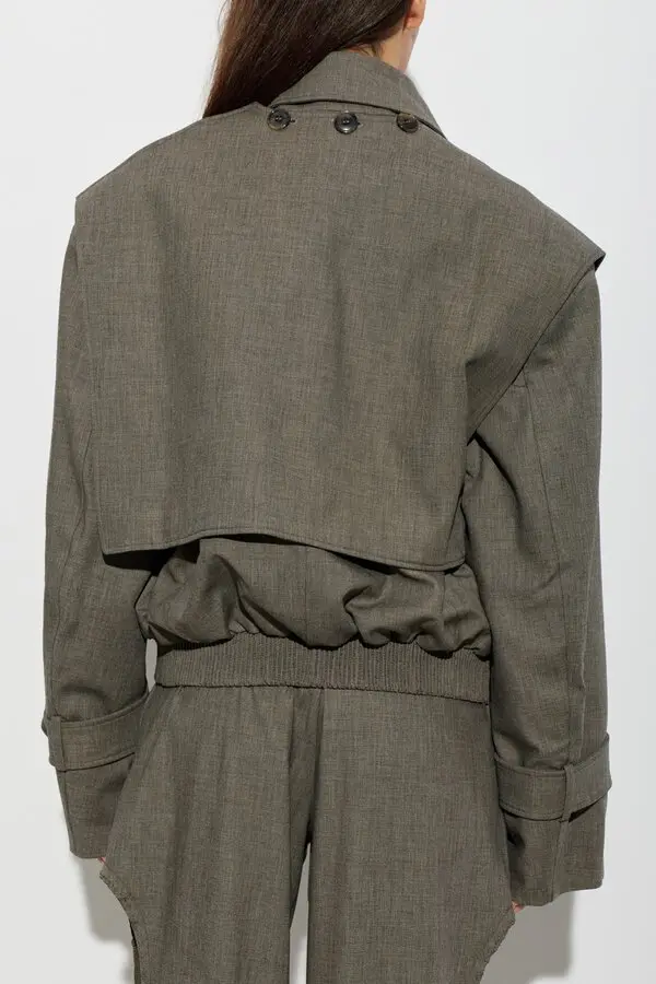 Christopher Esber Cropped Trench Jacket