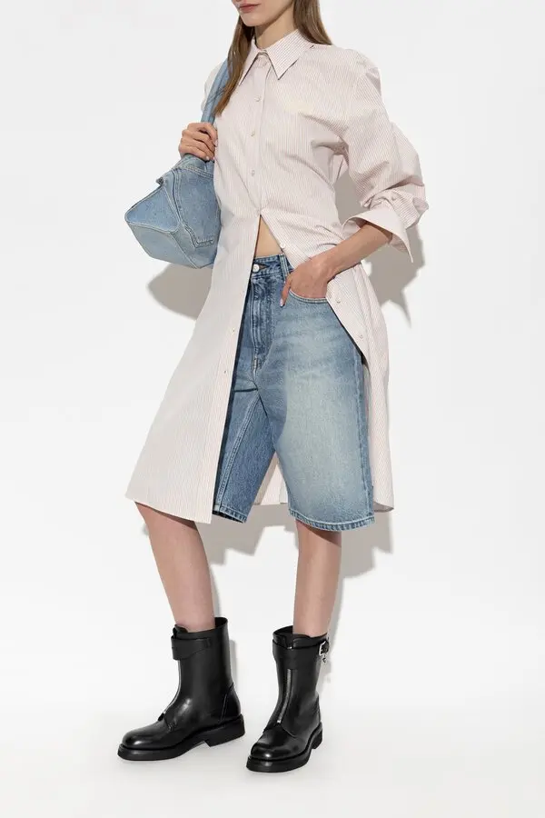Alexander McQueen Cotton Dress With Pockets