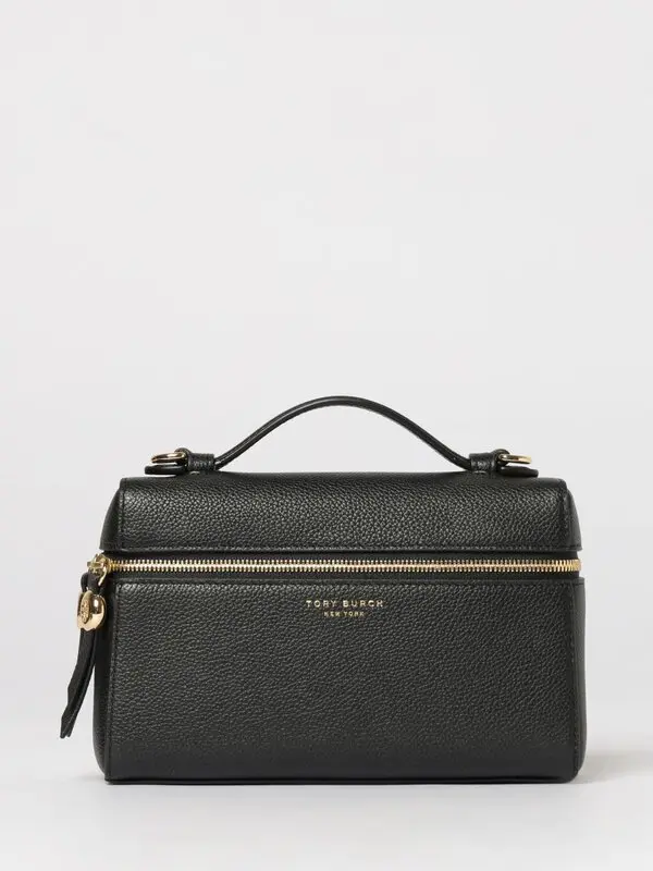 Tory Burch Romy Mini Handbag In Pebbled Leather With Removable Handle