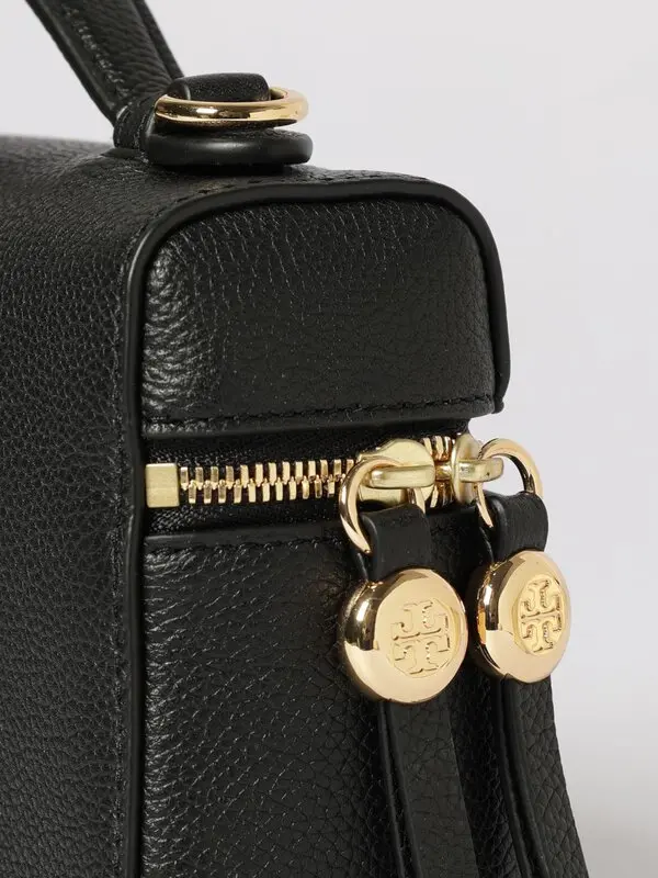 Tory Burch Romy Mini Handbag In Pebbled Leather With Removable Handle