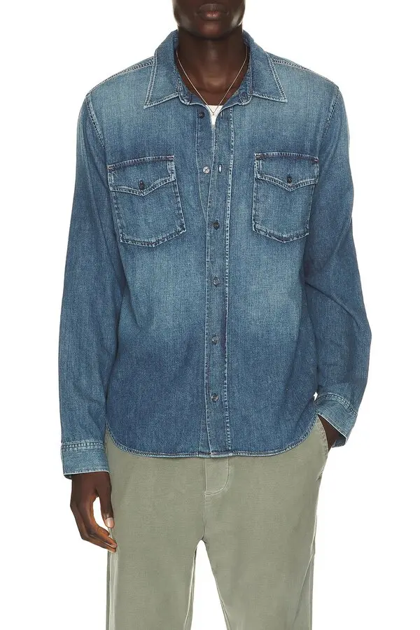 Citizens Of Humanity Cairo Utility Shirt In Blue