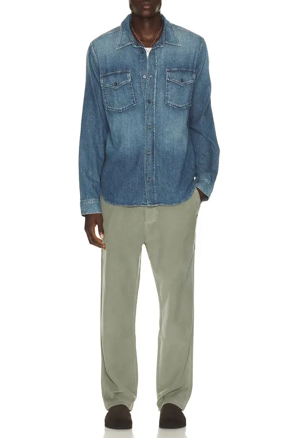 Citizens Of Humanity Cairo Utility Shirt In Blue