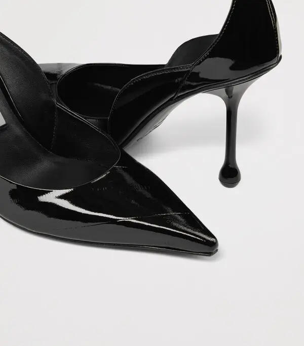 JIMMY CHOO Quinci 95 Patent Leather Pumps