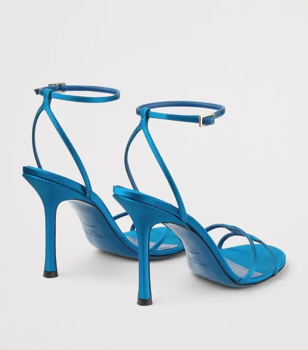 JIMMY CHOO Leo 100 Satin Heeled Sandals