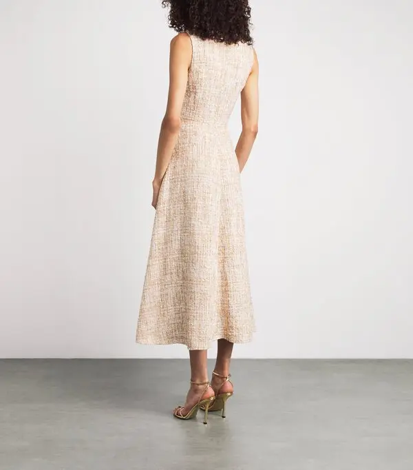 Safiyaa Maisie Tweed Midi Dress