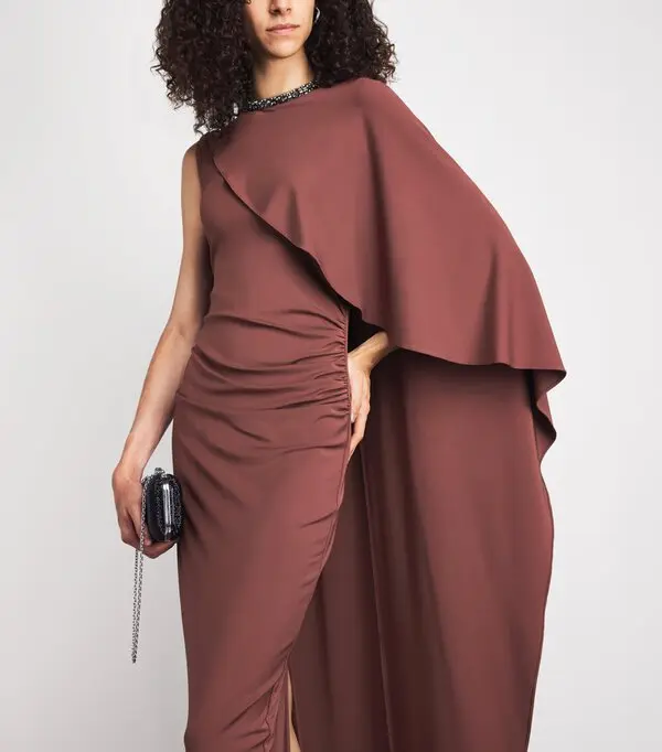 Roland Mouret Jersey Crystal-embellished Column Dress