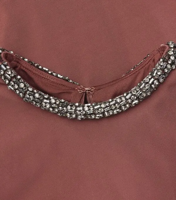 Roland Mouret Jersey Crystal-embellished Column Dress