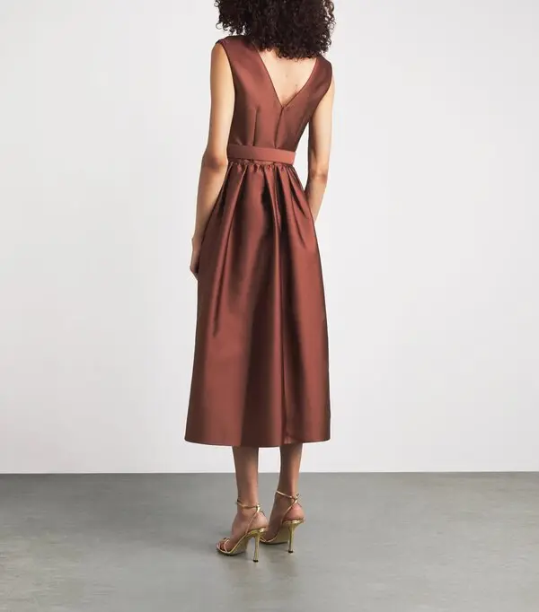 Roland Mouret Taffeta Midi Dress