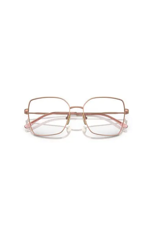 VOGUE EYEWEAR 53mm Irregular Optical Glasses - Pink