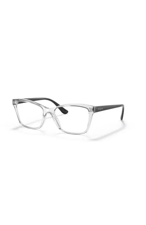 VOGUE EYEWEAR 51mm Rectangle Optical Glasses - Transparent