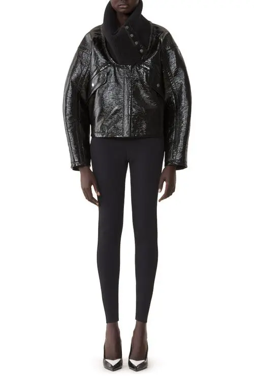 LANVIN Short Vinyl Coat
