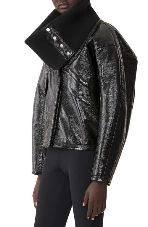 LANVIN Short Vinyl Coat