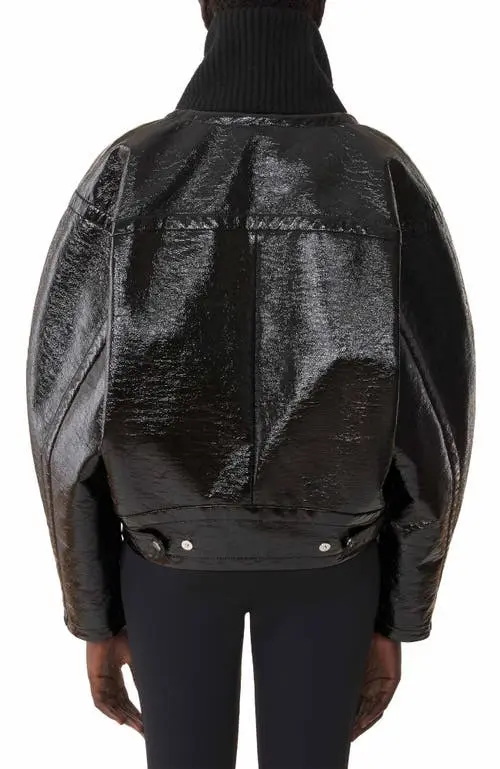 LANVIN Short Vinyl Coat