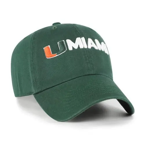 '47 Miami Hurricanes Clean Up Adjustable Hat