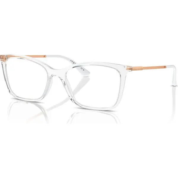 VOGUE EYEWEAR 51mm Butterfly Optical Glasses - Transparent