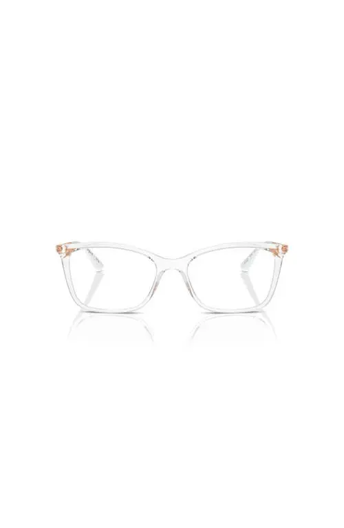 VOGUE EYEWEAR 51mm Butterfly Optical Glasses - Transparent